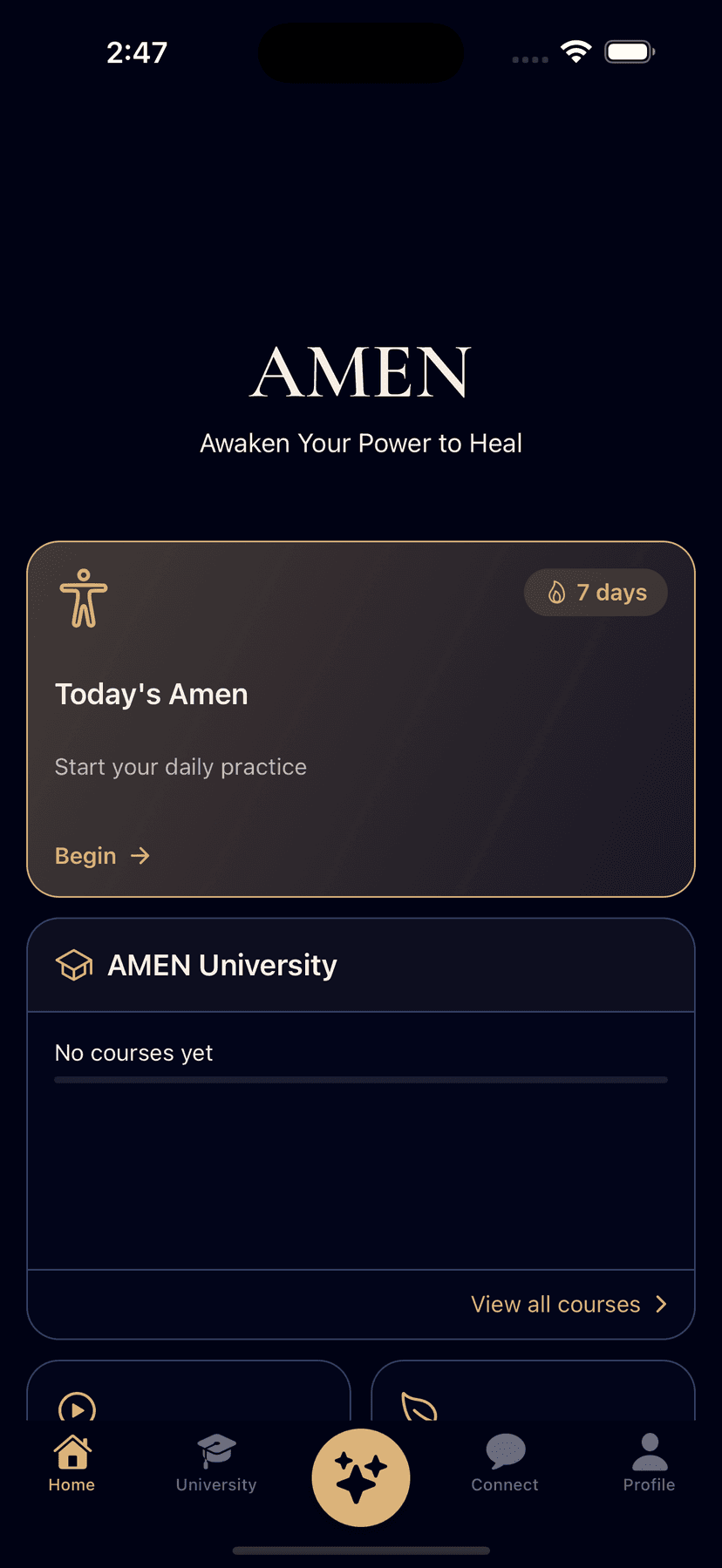 AMEN University | Awaken Your Power to Heal